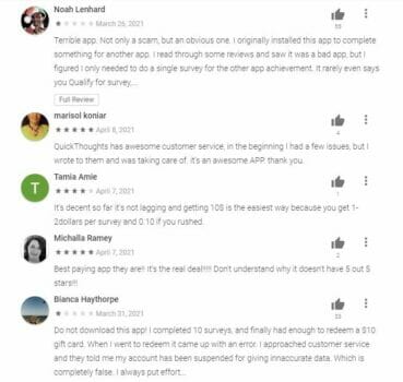 QuickThoughts App Review – Is It A Good Deal Or A “No Thanks” – Survey ...